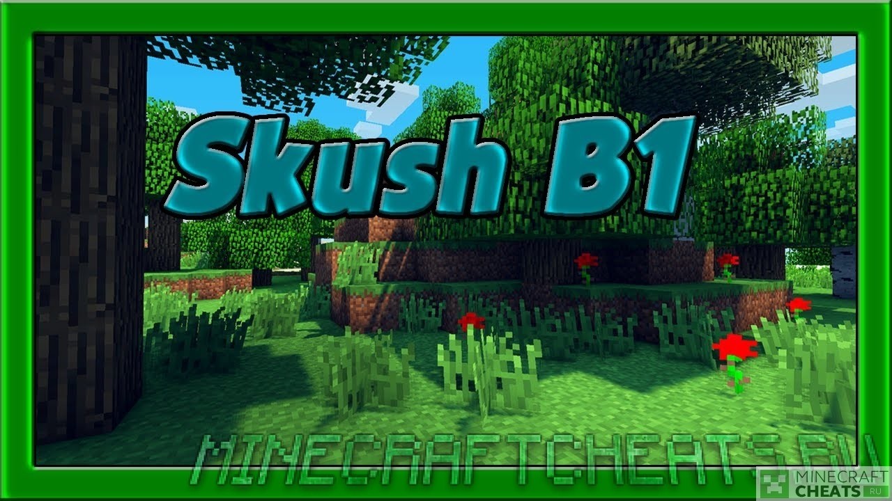 Чит skush b1 на Майнкрафт 1.8
